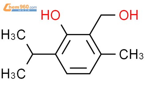 4397 17 52 Hydroxymethyl 3 Methyl 6 Propan 2 Ylphenol化学式、结构式、分子式、mol