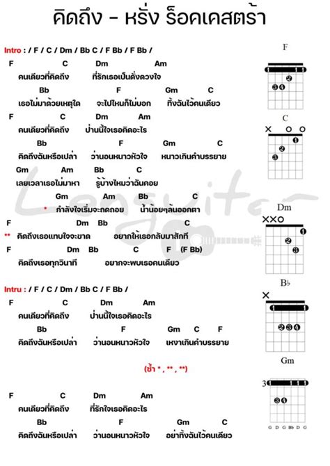 คอร์ดเพลง ไกลแค่ไหนคือใกล้ Getsunova [คอร์ดเพลงง่ายๆ] Lenguitar