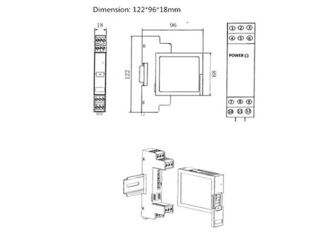 Channels Digital Signal Isolator Modbus I O Module Dry Contact Output CE Approval