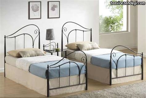 جدیدترین مدل های تخت فرفورژه تختخواب فلزی گلنرده • مجله تصویر زندگی