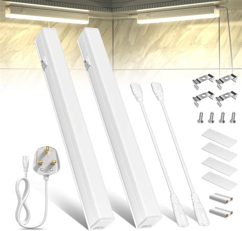 Lamptobe Under Cabinet Kitchen Lights 5 5w Led Linkable Cupboard Light