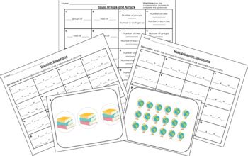 Arrays And Equal Group Practice By Teaching 2 A T TPT