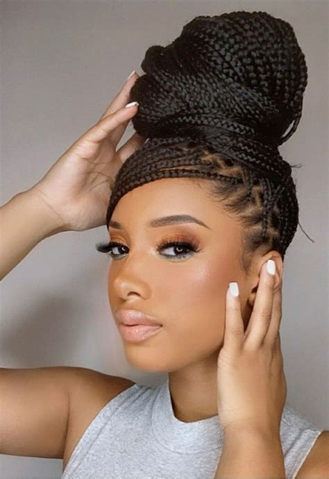 Tresse Africaine Braided Hairstyles Updo Elegant Braided Hairstyle