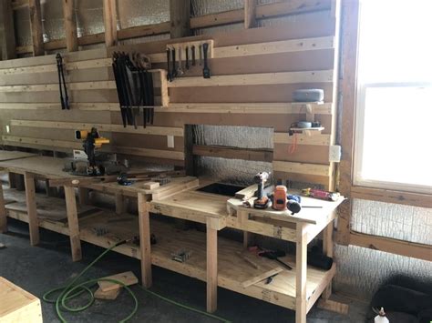 Wood Plank Workbench