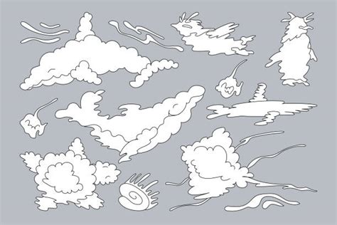 Stratus Clouds Drawings Illustrations Royalty Free Vector Graphics