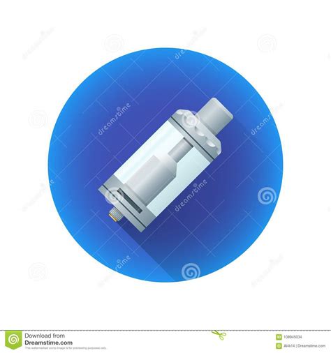 Vector Vaporizer Atomizer Device Illustration Stock Vector Illustration Of Atomizer Ecig