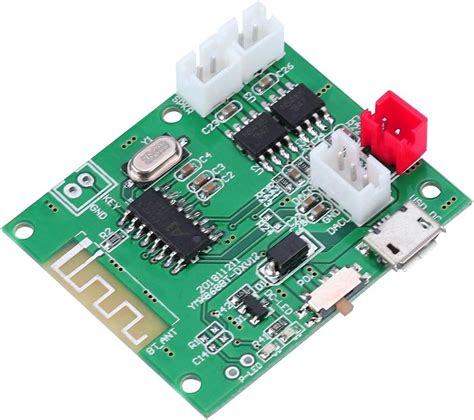 Topiky Scheda Amplificatore Audio DC 3 7 5V Bluetooth 5 0 Scheda Amplificatore 2 5W Scheda