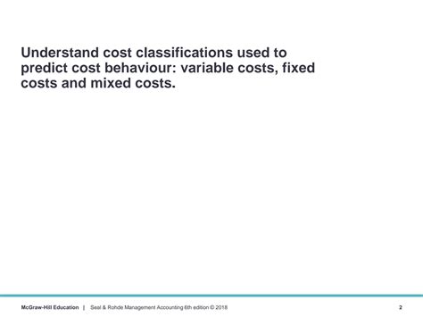 Solution Lecture 2 Cost Behaviour Analysis And Use Studypool