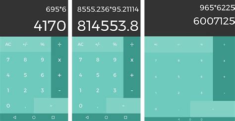 A Simple Android Calculator Created In Collaboration With The UI Design