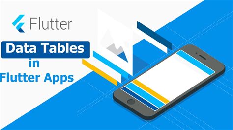Flutter Mobile Apps How To Use Data Tables Widget In Flutter Mobile Apps Youtube