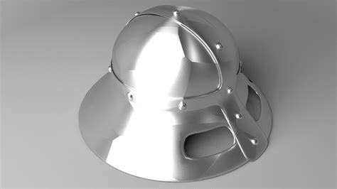 Conical Helmet 3d Model Turbosquid 1594612
