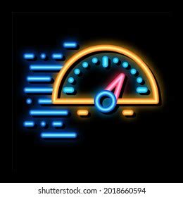 Speedometer Neon Images Stock Photos Vectors Shutterstock