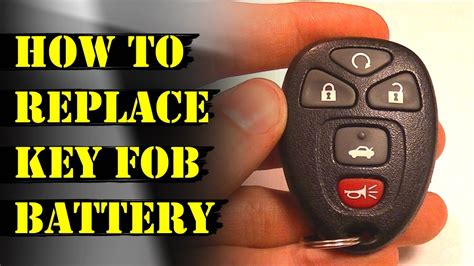 How To Change A Battery In A Key Fob Chevy at Linda Chin blog