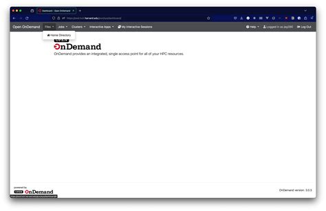 File Management Huit Open Ondemand User Documentation