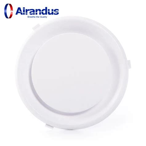 Hvac Plastic Return Round Ceiling Diffuser Air Grille For Air