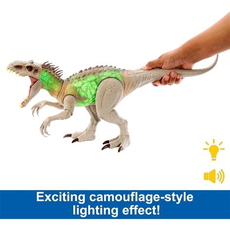 Jual Mattel Jurassic World Indominus Rex Dinosaur Toy With Lights