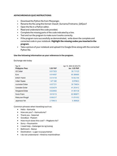 Asynchronous Activity Grade 8 April 152024 Pdf