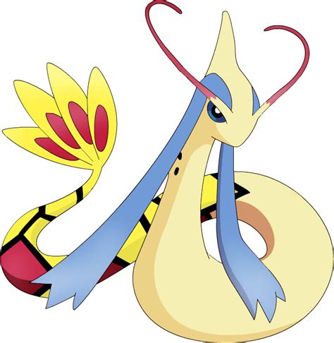 Milotic Pokemon Serpentine Elegant Beauty Legendary Png