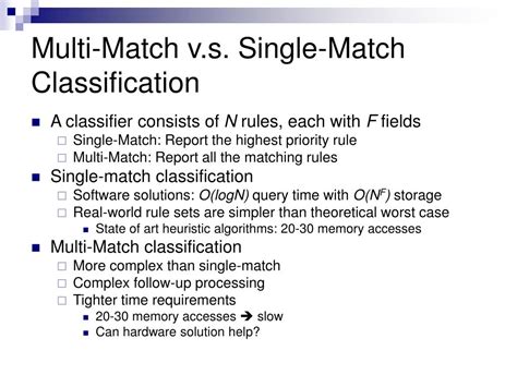 ppt efficient multi match packet classification with tcam powerpoint