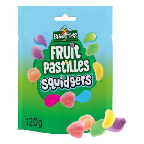 Rowntrees Fruit Pastilles Squidgers Sweets Sharing Bags 120g Tesco