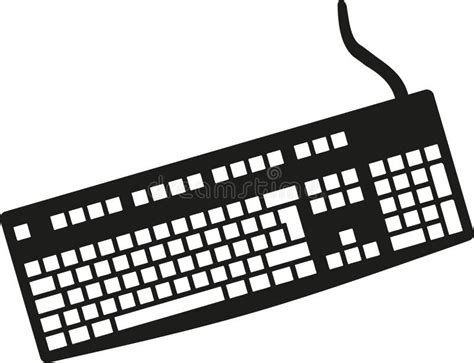 Computer Keyboard Icon Stock Vector Illustration Of Hardware 107177038