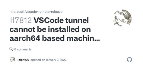 Vscode Tunnel Cannot Be Installed On Aarch64 Based Machine With Alpine Linux · Issue 7812