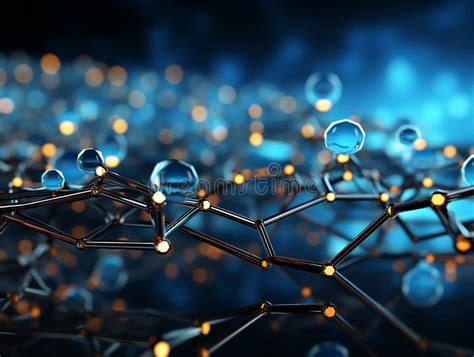 Hexagonal Neural Network Stock Illustration Illustration Of Techno 286706770