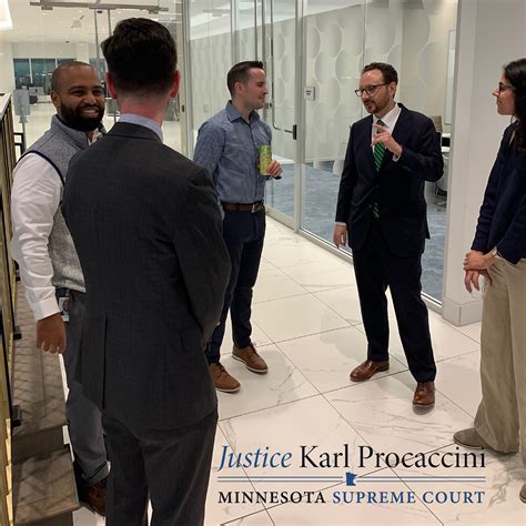 Justice Karl Procaccini Attends Campaign Event In Minneapolis