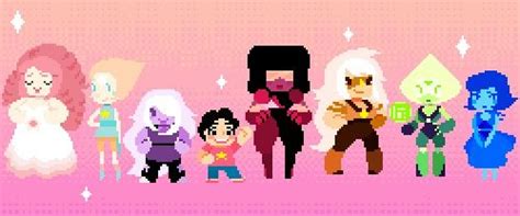 Steven Universe Pixel So Adorable Crystal Gems Steven Universe Steven Universe Space Rock