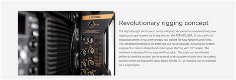 Rcf Hdl 30 A 2 X 10 2 Way 2200w Line Array Module 4 Titanium Compression Driver On Board