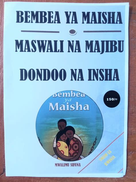 Bembea Ya Maisha Questions And Answers