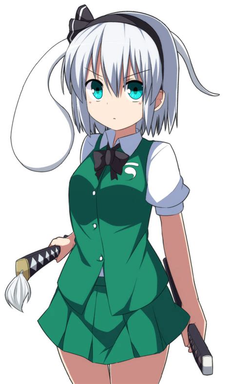 Konpaku Youmu And Konpaku Youmu Touhou Drawn By Enushi Toho193