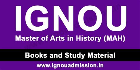 IGNOU MA History Study Material IGnouAdmission In