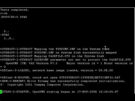 OpenVMS Startup On SIMH YouTube