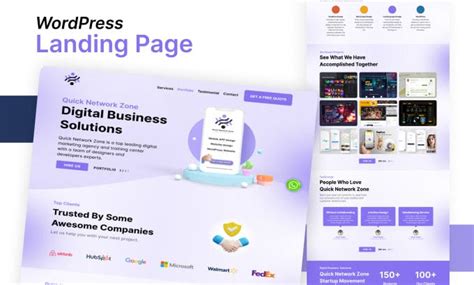 hot review i will create a responsive wordpress landing page design