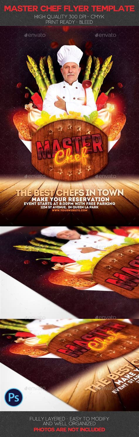 Master Chef Flyer Template Masterchef Flyer Template Flyer