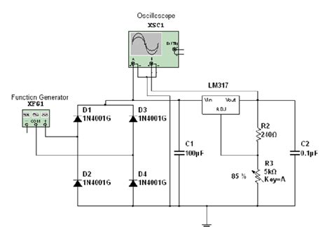 Dc Variable Power Supply Circuit Diagram