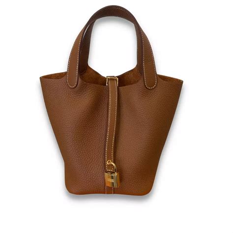 HermÈs Picotine 18 Gold Clemence Bag Eye Luxury Concierge