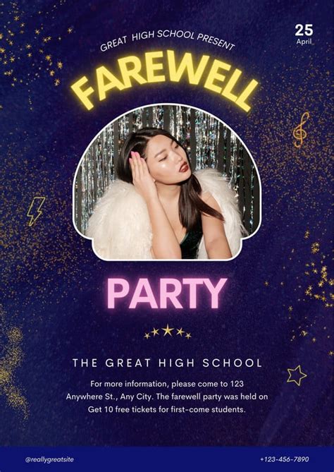 Free Printable Customizable Prom Posters Canva