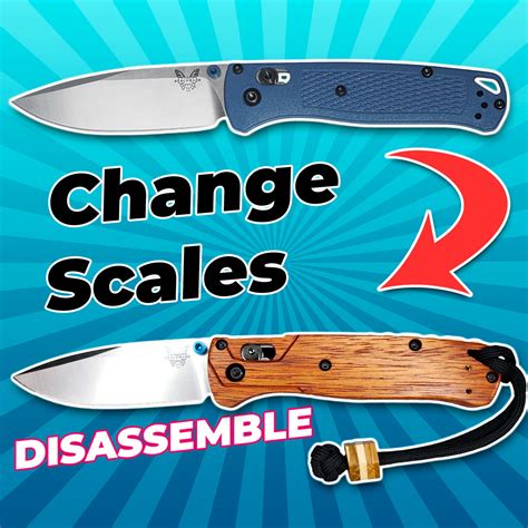 Benchmade Bugout Step By Step Scales Replacement And Disassembly Gui