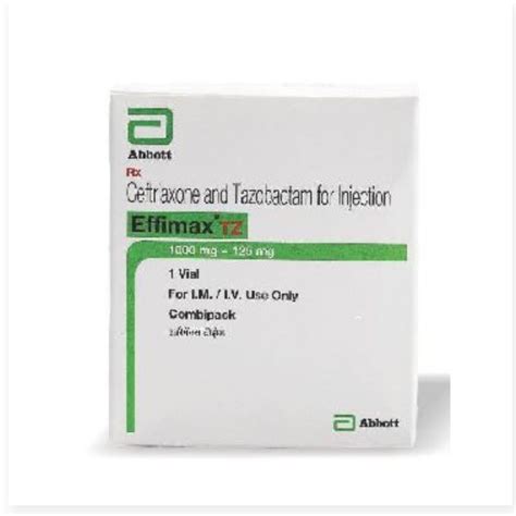 Effimax Tz 1000125mg Injection Top Pharmaceutical Wholesaler Exporter