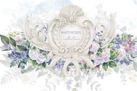 White Rose Wedding Clip Art 1638984