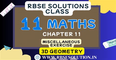 Rbse Solutions For Class 11 Maths Chapter 11 Miscellaneous Exercise