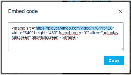 Adding And Updating Vimeo Thumbnails ShapeNetSoftware Knowledge Base