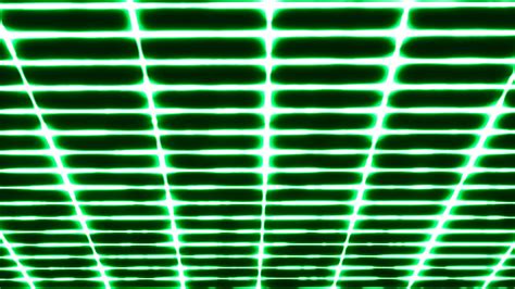 Bright Glowing Grid In Virtual Space Motion Simple Square Grid On Black Background Virtual
