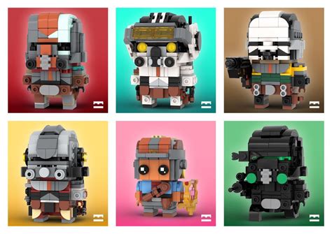 Lego Moc Bad Batch Brickheadz Collection Lego Moc Star War S The Bad