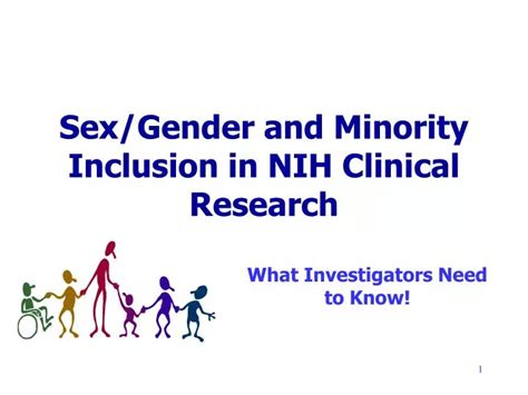 PPT Sex Gender And Minority Inclusion In NIH Clinical Research PowerPoint Presentation ID