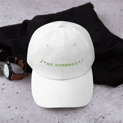 Coding Hat No Comment Programming Hat Etsy