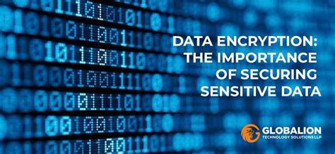 data encryption the importance of securing sensitive data globalion