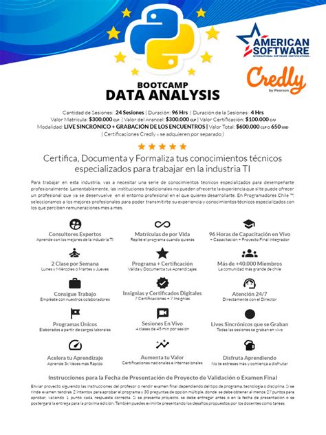 Data Analysis ® Bootcamp Pdf Python Lenguaje De Programación Sql